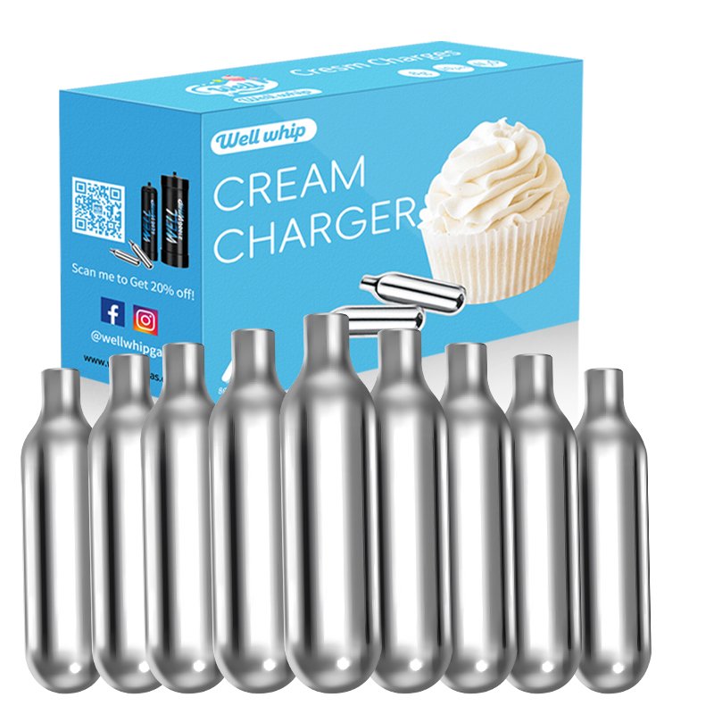 Whipped Cream Chargers 8g N2O | 10pcs Box WellWhip